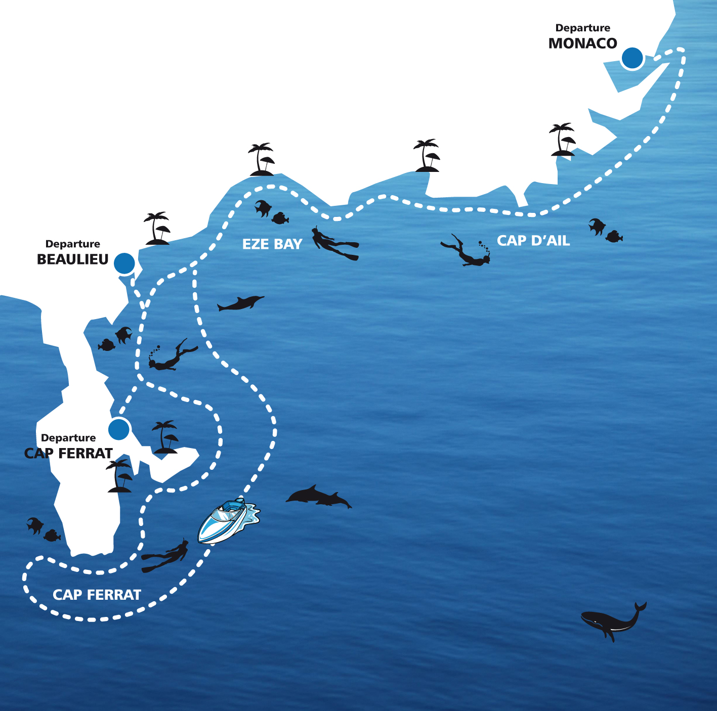 Monaco to St tropez Boat Rental | SUPERHAWK 43 | Liven Up Monaco